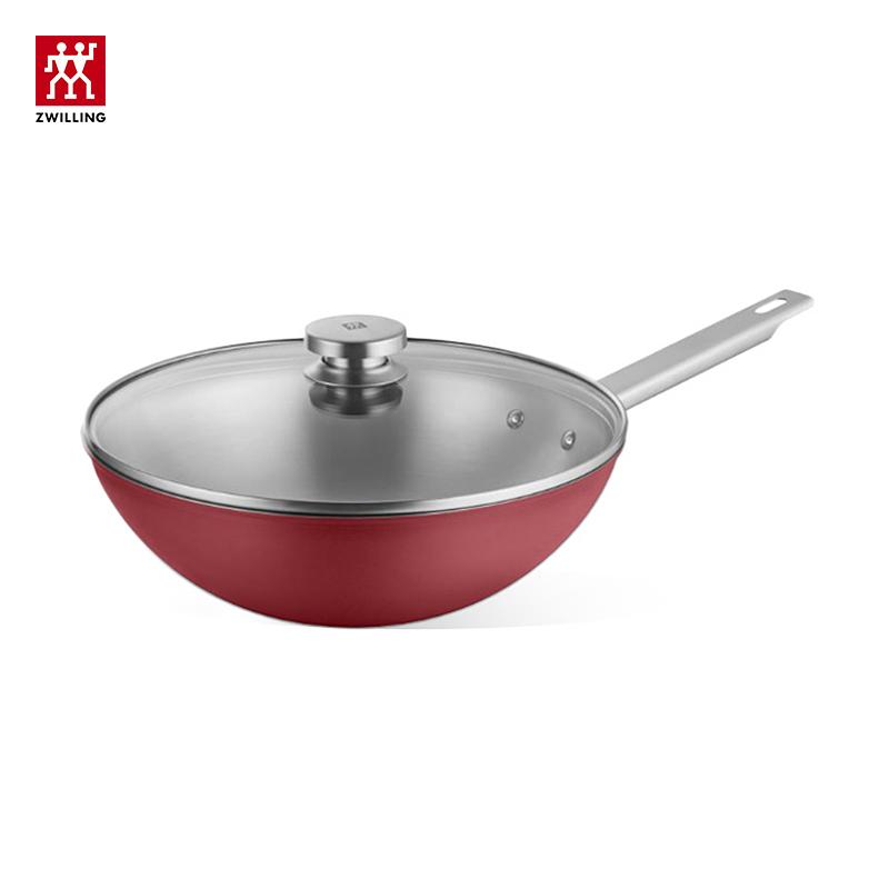双立人 joy c系列30cm中式炒锅（红色）66841-300-982